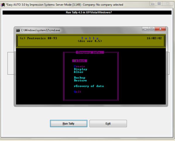 How to Run Tally4.5 in Windows XP / Windows 7 / Windows Vista